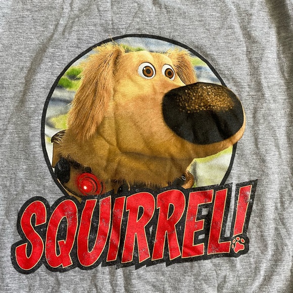 Disney | Shirts | Dug Squirrel Tshirt Up Is A 209 Animated Film ...